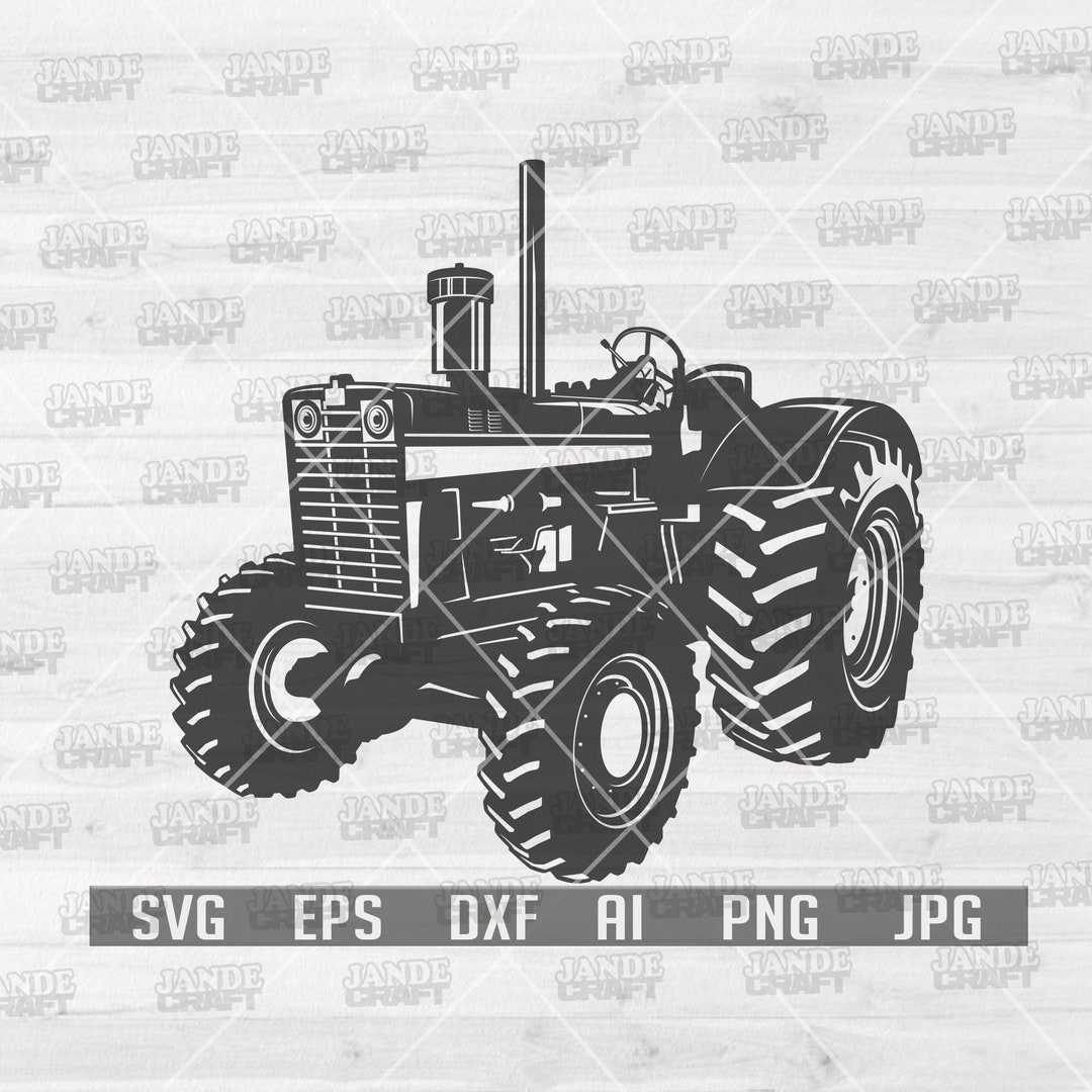 Farm Tractor Clipart Tractor Svg Tractor Cut Files Tractor Png Farm ...