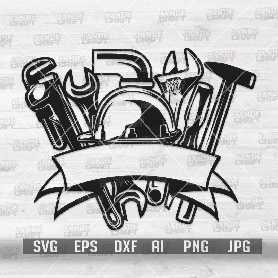 Plumber Tools Svg | Plumbing Gift Idea Monogram | Plumber Name Label ...