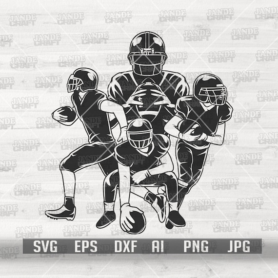 Football Player Svg Football Team Svg Football Shirt Svg - Etsy New Zealand