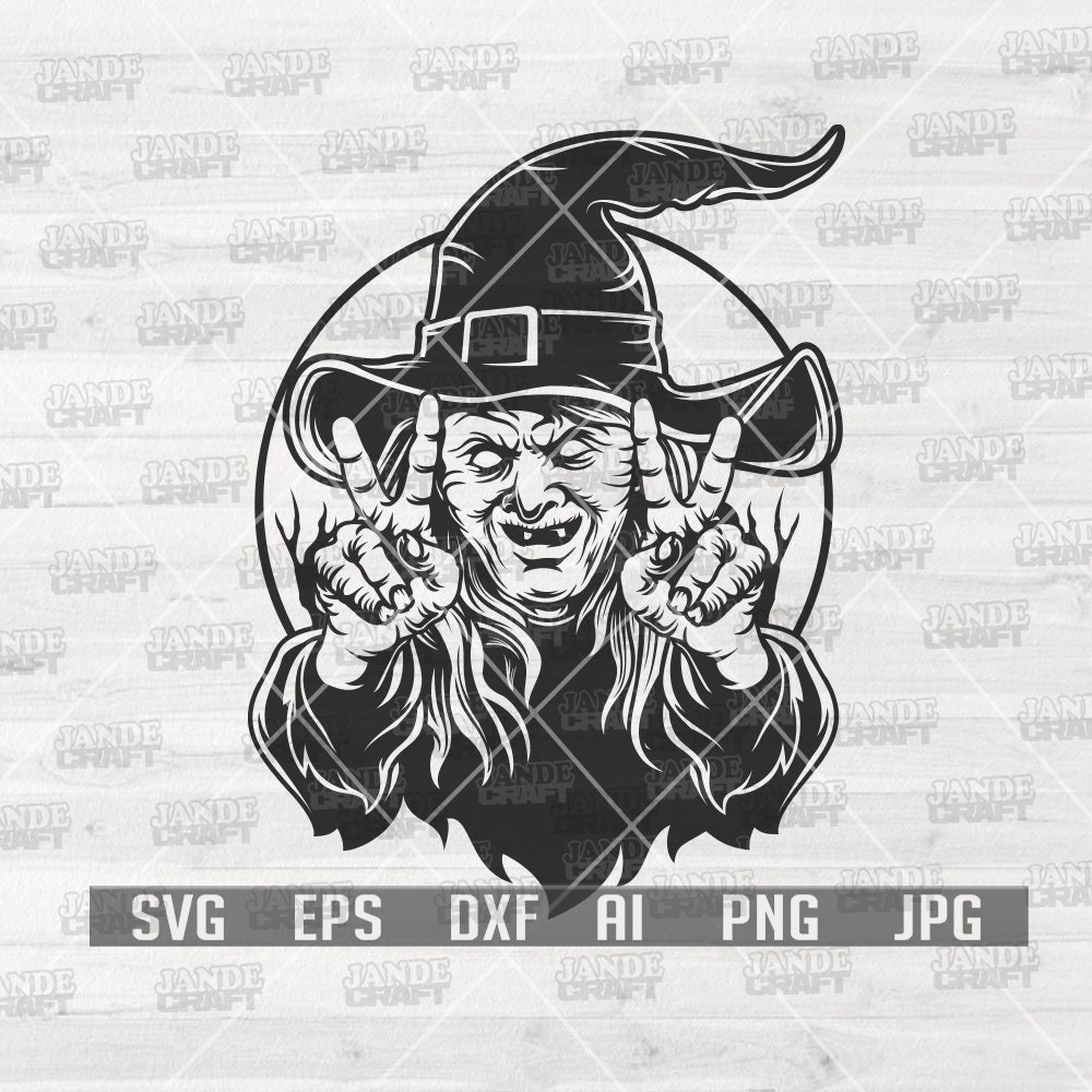 Witch Svg Witchcraft Svg Magic Svg Witch Cutfile Witch | Etsy