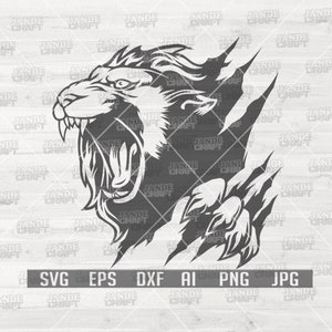 Wild Lion Svg Lion Claw Svg Jungle King Svg Wild Animal Svg Lion Svg ...