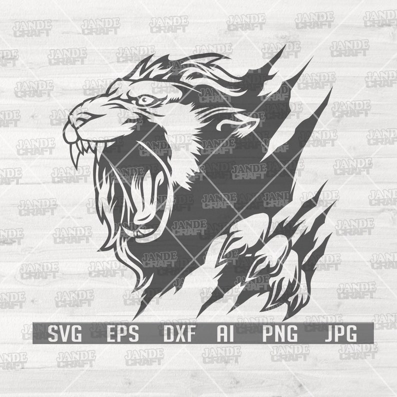 Wild Lion Svg Lion Claw Svg Jungle King Svg Wild Animal | Etsy
