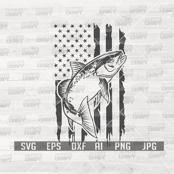 US Red Drum Fish Svg Red Drum Fish Png Fish Clipart Fish | Etsy