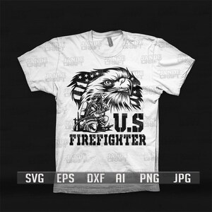 US Eagle Fire Fighter Svg | American Eagle Svg | Fire Fighter Clipart ...