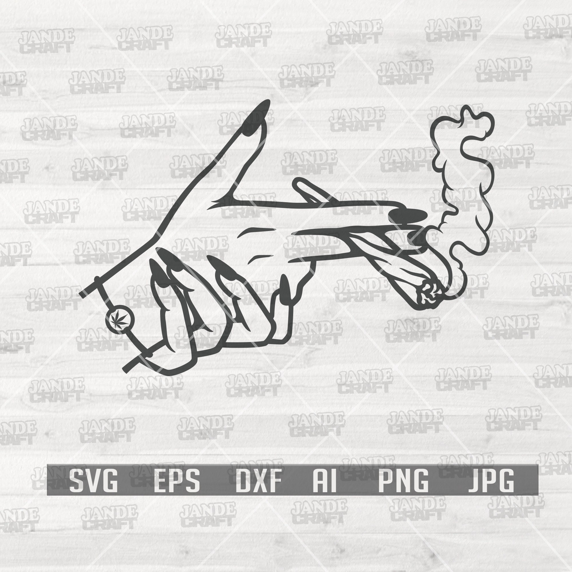 Smoking Joint Svg Hand Sign Svg Hand Smoking Weed Svg - Etsy Singapore