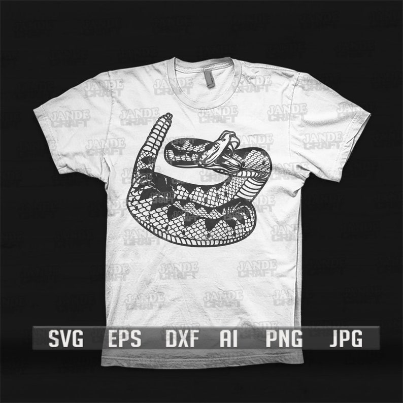 Rattle Snake Svg Serpent Clipart Viper Cut File | Etsy