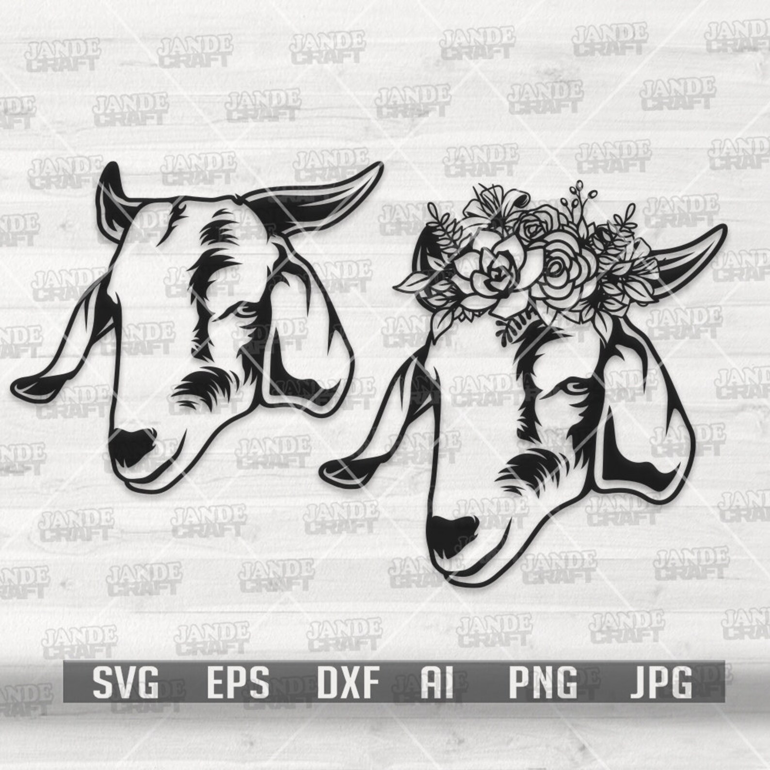 Goat Head Svg Goat Clipart Goat Cutfile Goat Head Png - Etsy