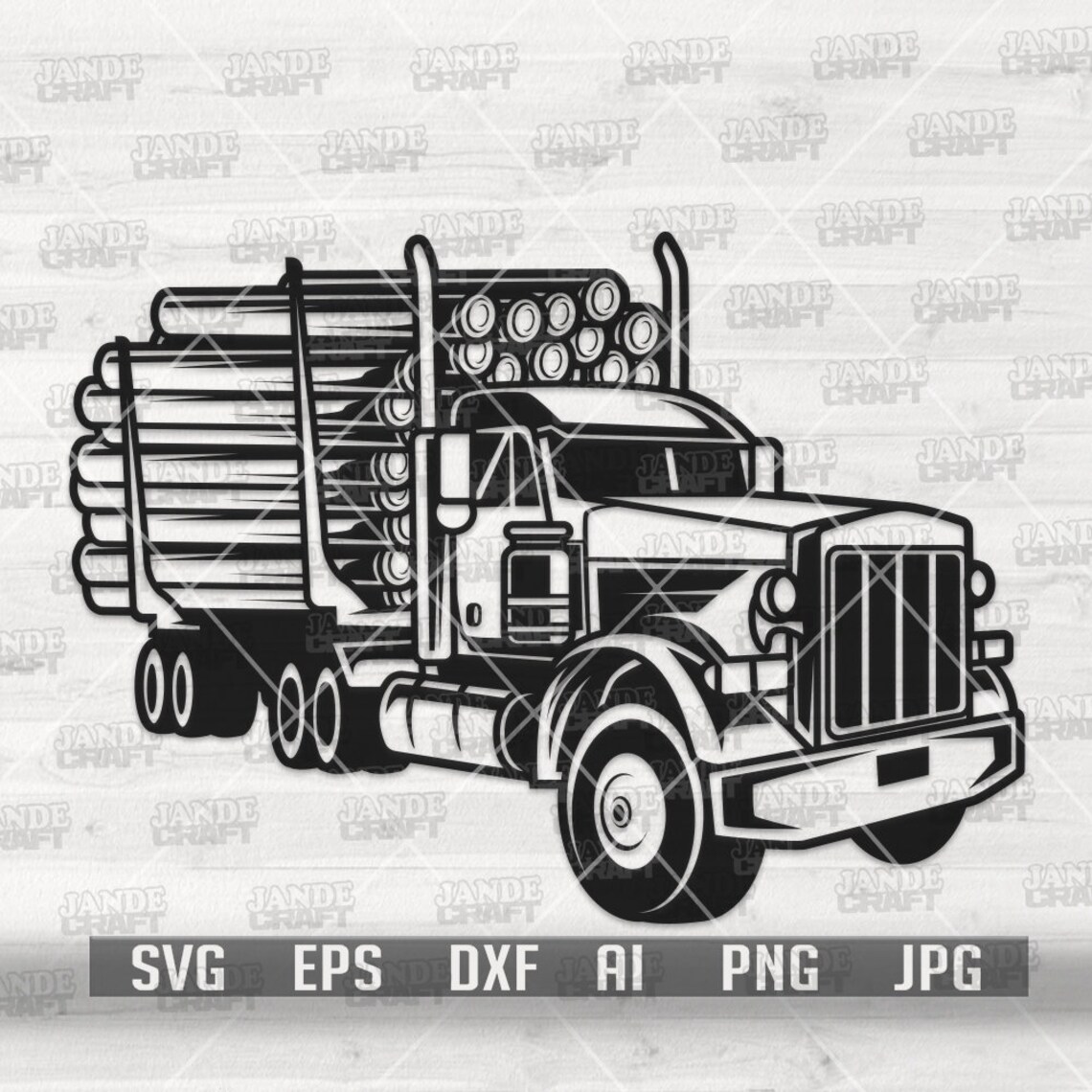 Logging Truck Svg Log Truck Svg Logging Truck Png Log - Etsy Canada