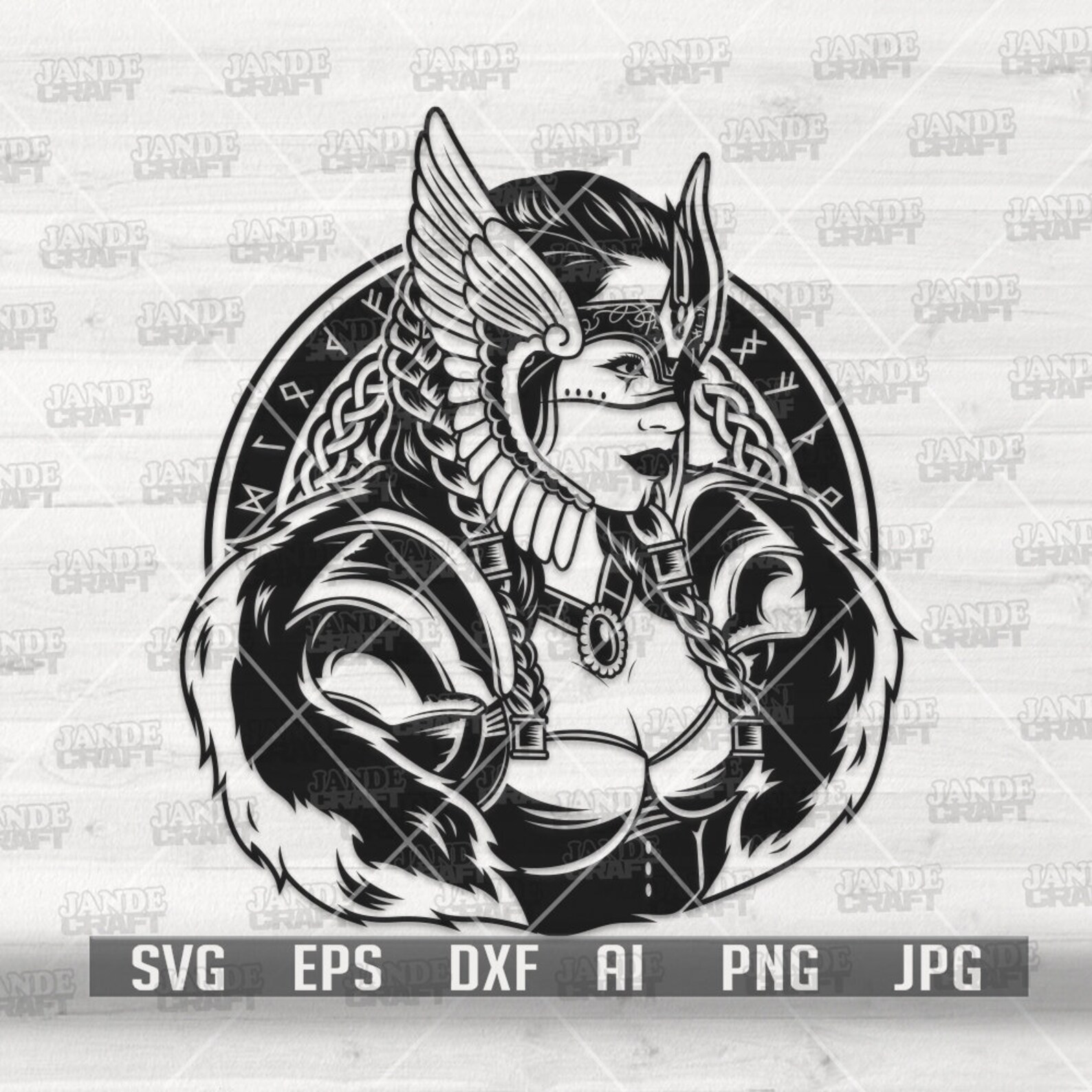 Valkyrie Svg Lady Warrior Svg Valkyrie Clipart Warrior | Etsy