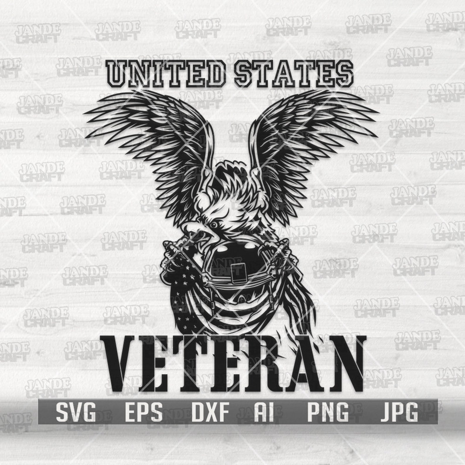 United States Veteran Eagle Svg Soldier Dad Gift Idea Cut - Etsy