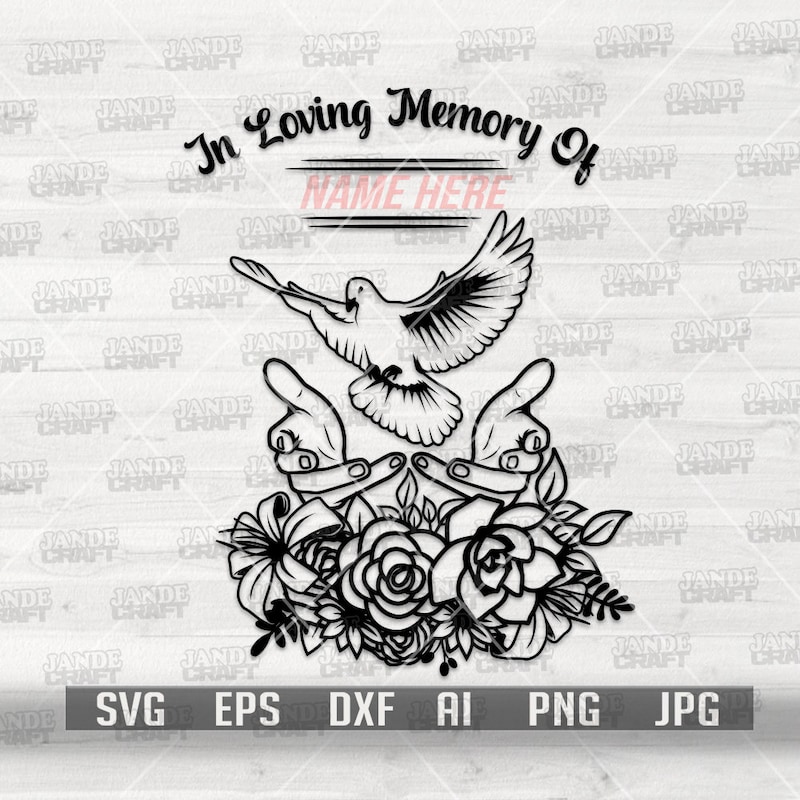 In Loving Memory Clipart - Etsy