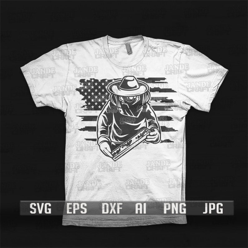 US Bee Keeper Svg Beeman Clipart Bee Buster Cutfile Bee - Etsy