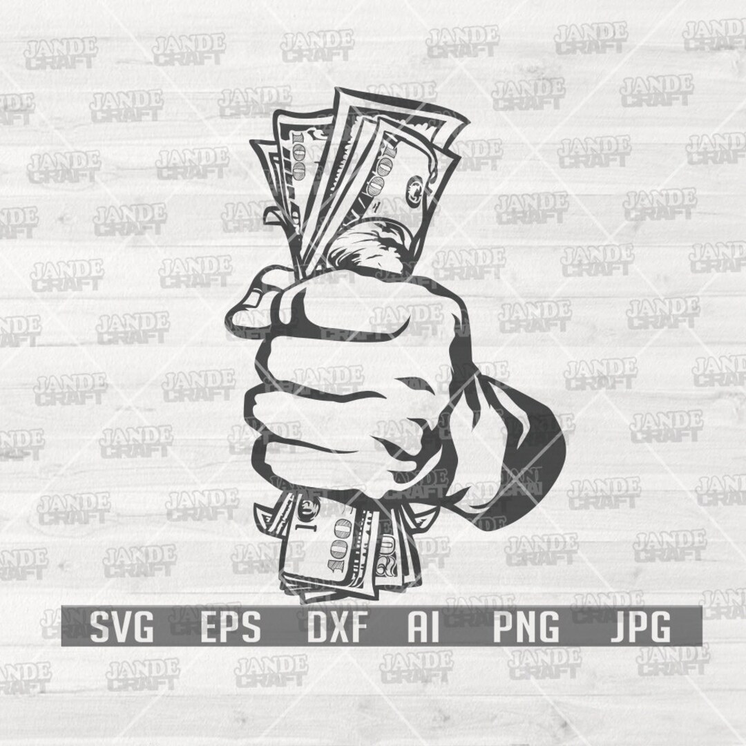 Hand With Money Svg | Full of Money Svg | Money Svg | Cash Svg | Money ...