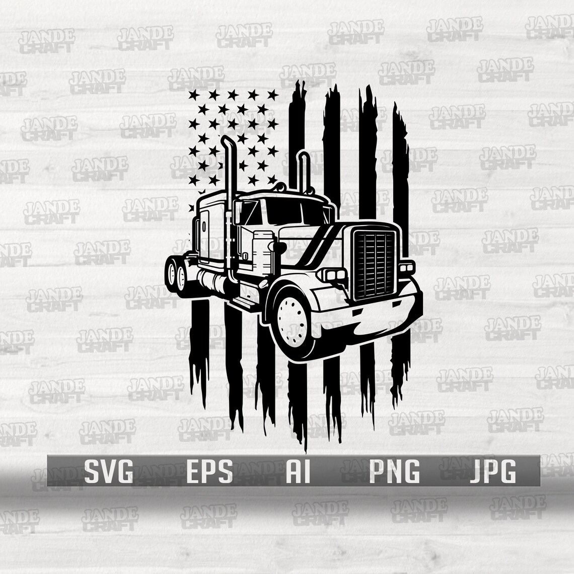 US Big Truck Svg Ustruck Svg Truck Clipart Big Truck - Etsy