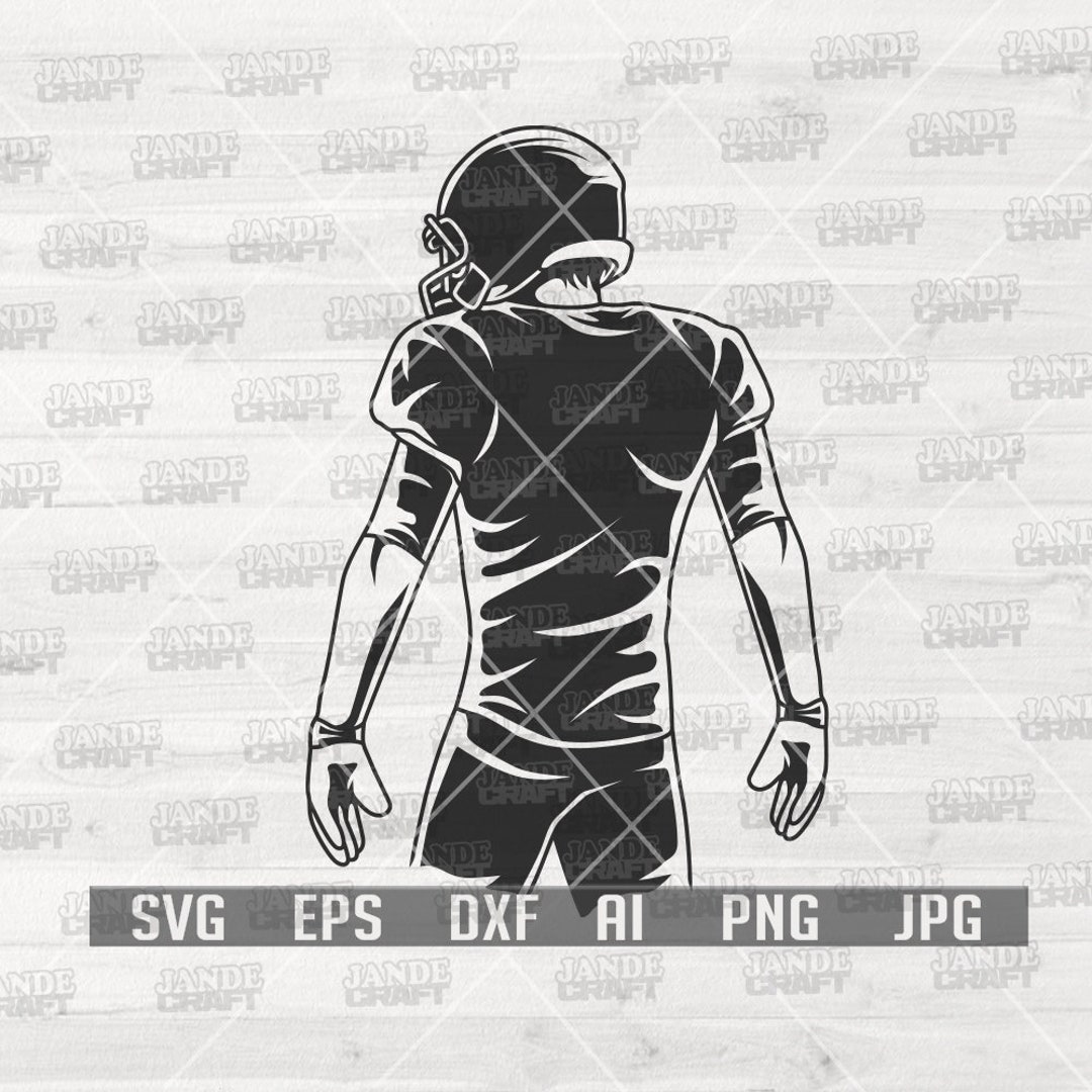 Football Player Svg | Football Shirt Svg | Football Fan Svg | Football ...