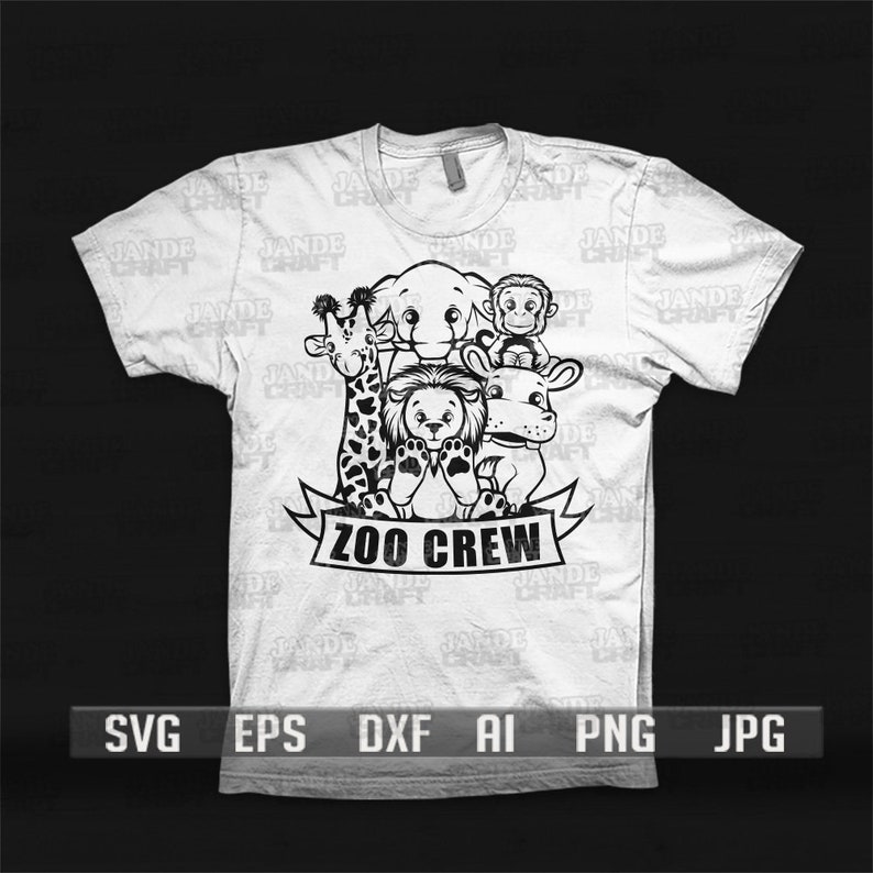 Zoo Crew Svg Wild One Svg Zoo Animals Clipart Birthday - Etsy