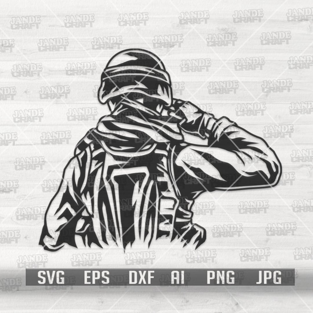 Soldier Salute Svg | Veteran Dad Cutfile | Military Gift Idea | Honor ...