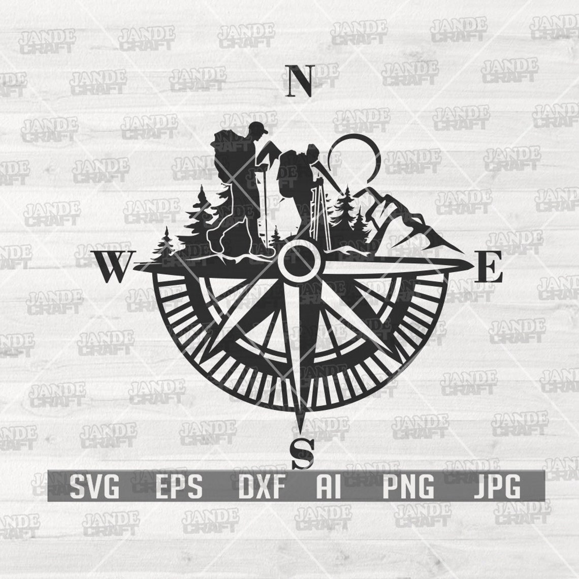 Outdoor Hiking Svg Compass Svg Outdoor Svg Adventure Svg - Etsy