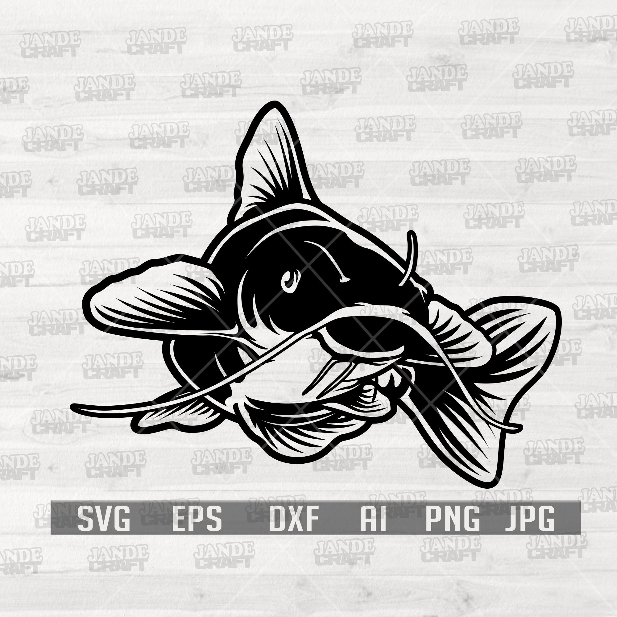 Catfish Svg Fish Svg Catfish Cut Files Catfish Clipart - Etsy Canada