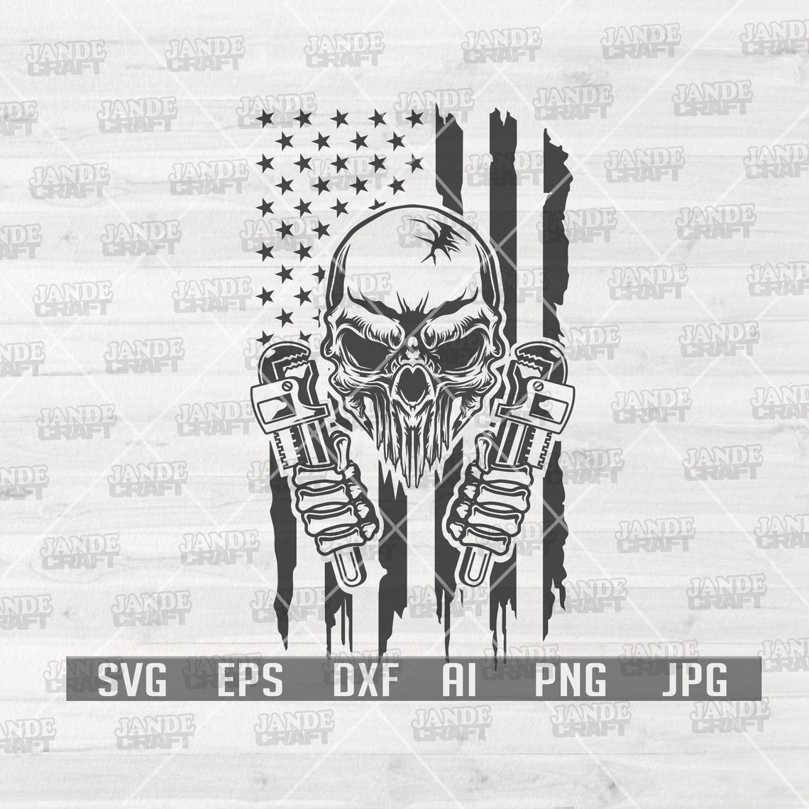 US Plumber Skull Svg Plumber Svg Skull Svg Plumber Shirt - Etsy