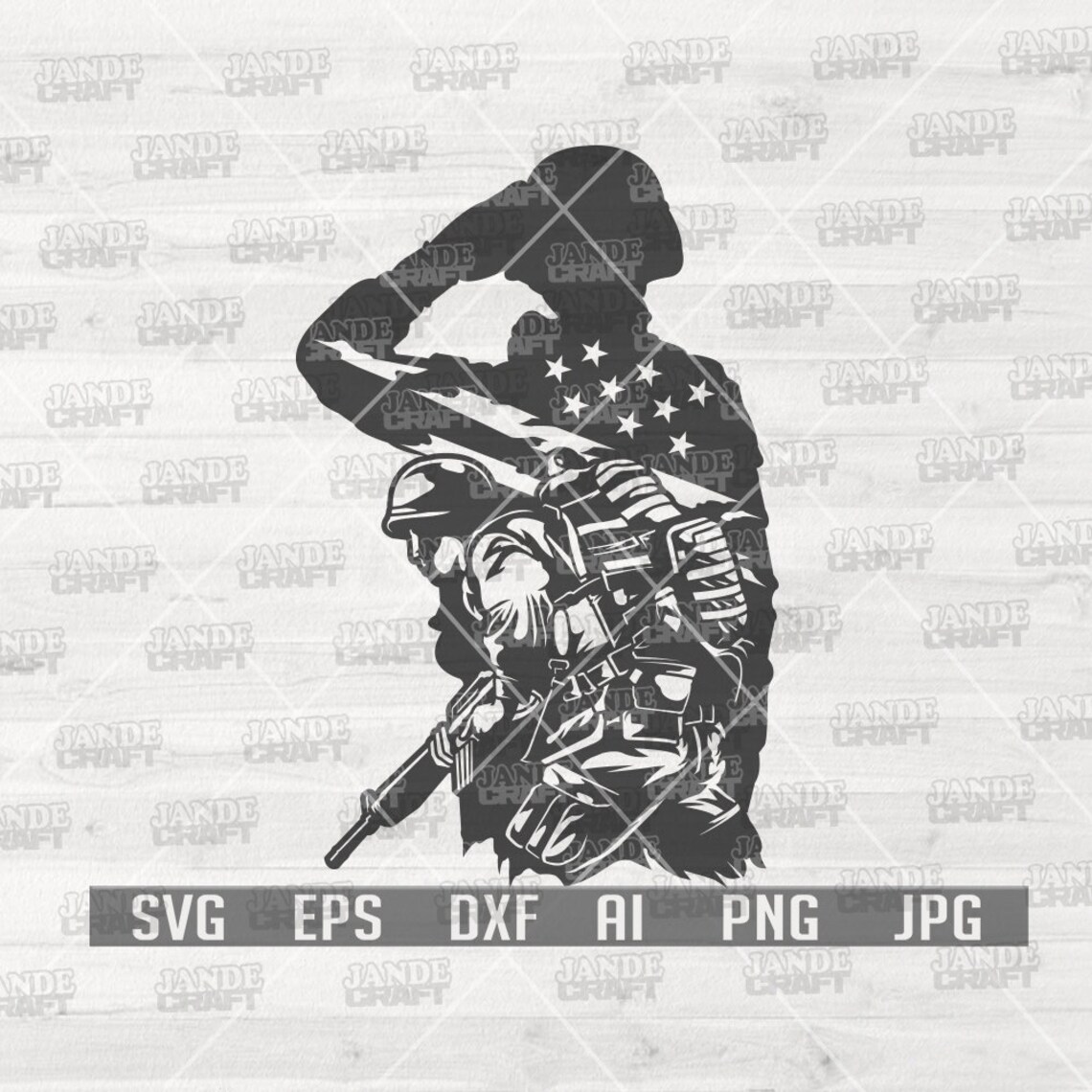 USA Soldier Svg Soldier Svg Patriotic Svg Army Svg | Etsy