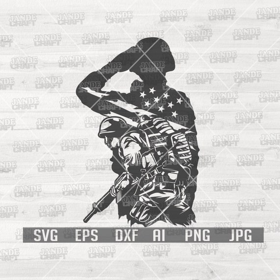 USA Soldier Svg Soldier Svg Patriotic Svg Army Svg | Etsy