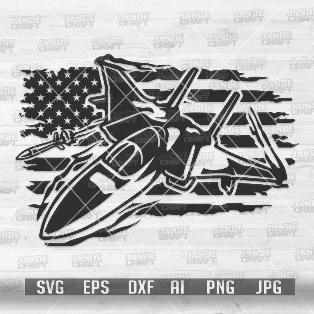 US Fighter Jet Svg | Air Force Clipart | Soldier Dad Cutfile | Military ...