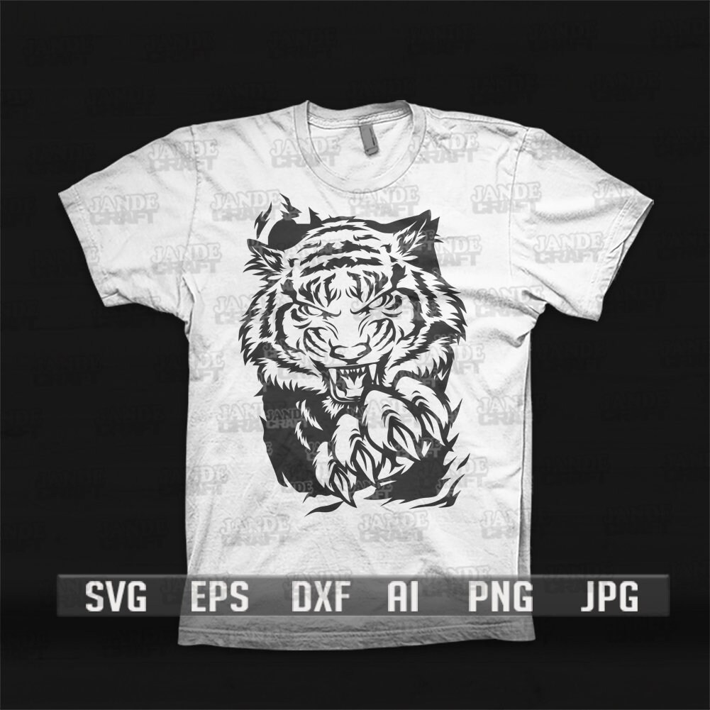 Scratch Beast Tiger Claw Svg Angry Tiger Clipart Wild - Etsy UK