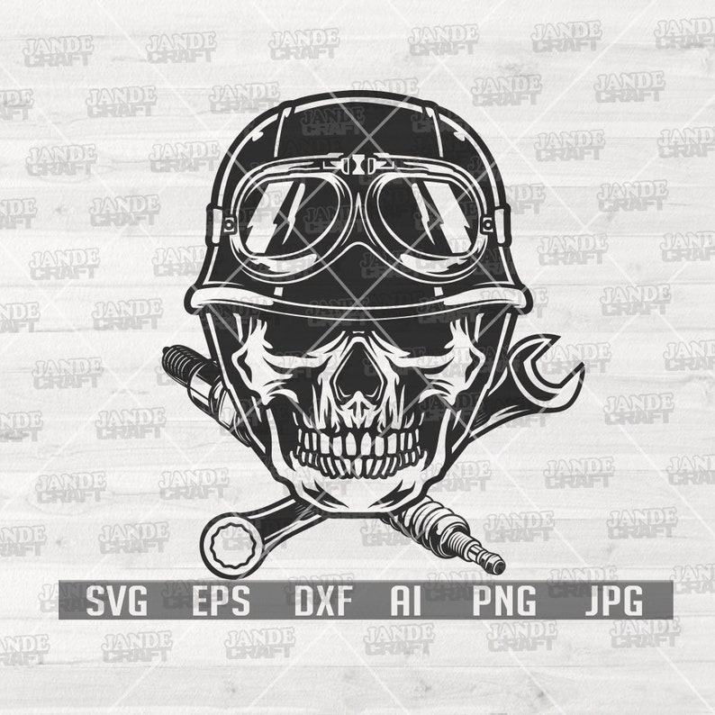 Biker Skull Svg Bike Rally Svg Biker Clipart Biker - Etsy