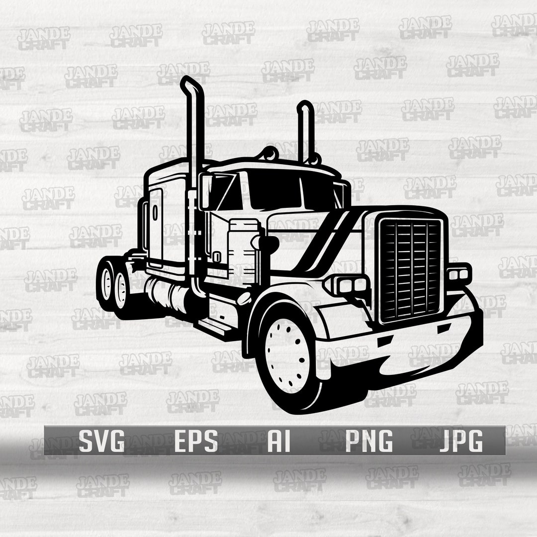 Truck Svg | Big Truck Svg | Trucker Dad Gift Idea Png | Skilled Driver ...