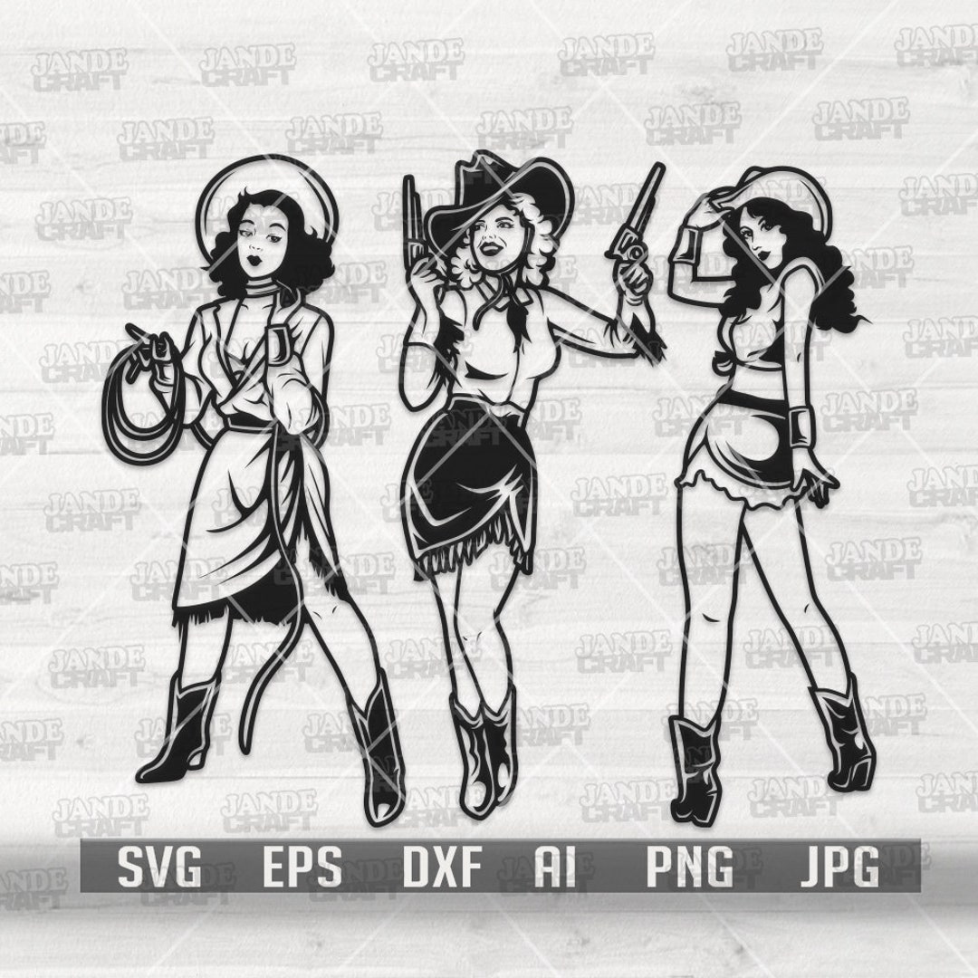 3 Western Cowgirl Svg | Cowboy Girl Clipart | Boho Shirt Png | Howdy ...