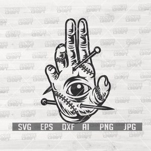 Curse Hand Svg | Horror Hand Svg | Halloween Svg | Creepy Svg ...