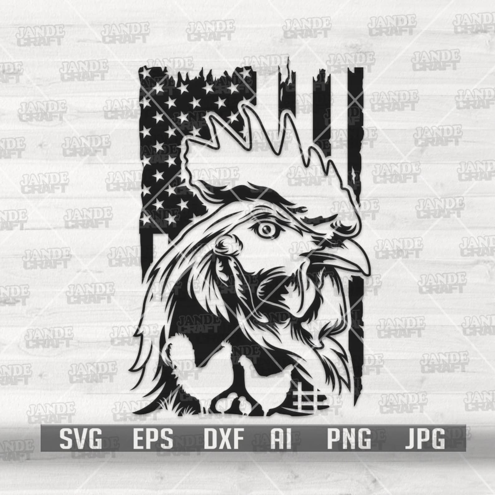 US Chicken Scene Svg | US Farm Chicken Svg | US Farm Life Svg | Chicken ...