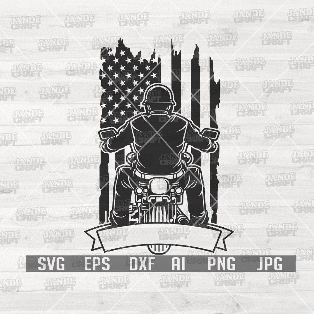 Biker Svg | Edit Text Svg | Put Name Here | Motorcycle Cutfile ...