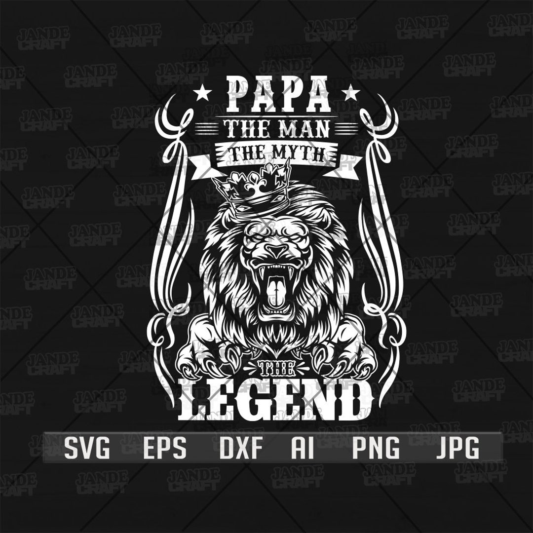 Lion Papa Svg | Papa Shirt Svg | Father Shirt Svg | Gift for Dad Svg ...