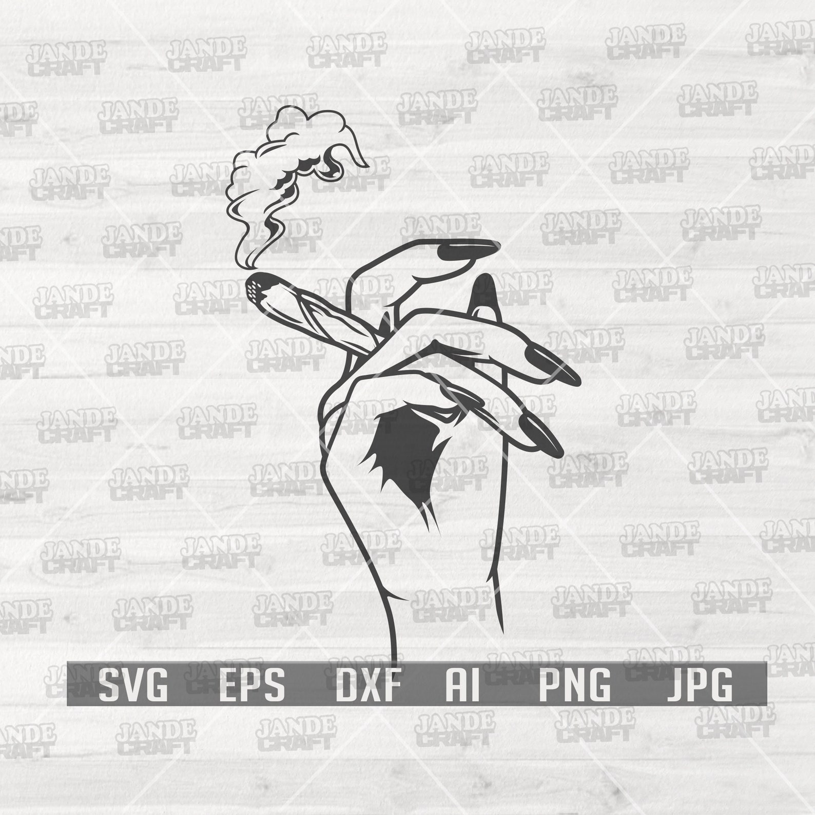 Hand Smoking Joint Svg Sexy Hand Smoking Weed Cut File - Etsy