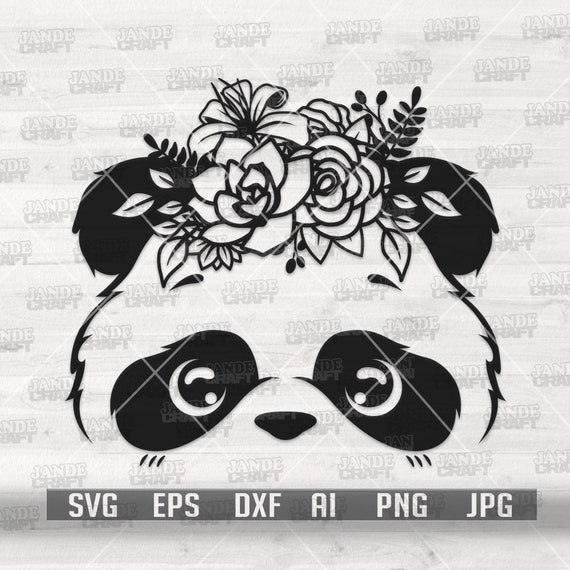 Cute Panda Stencil