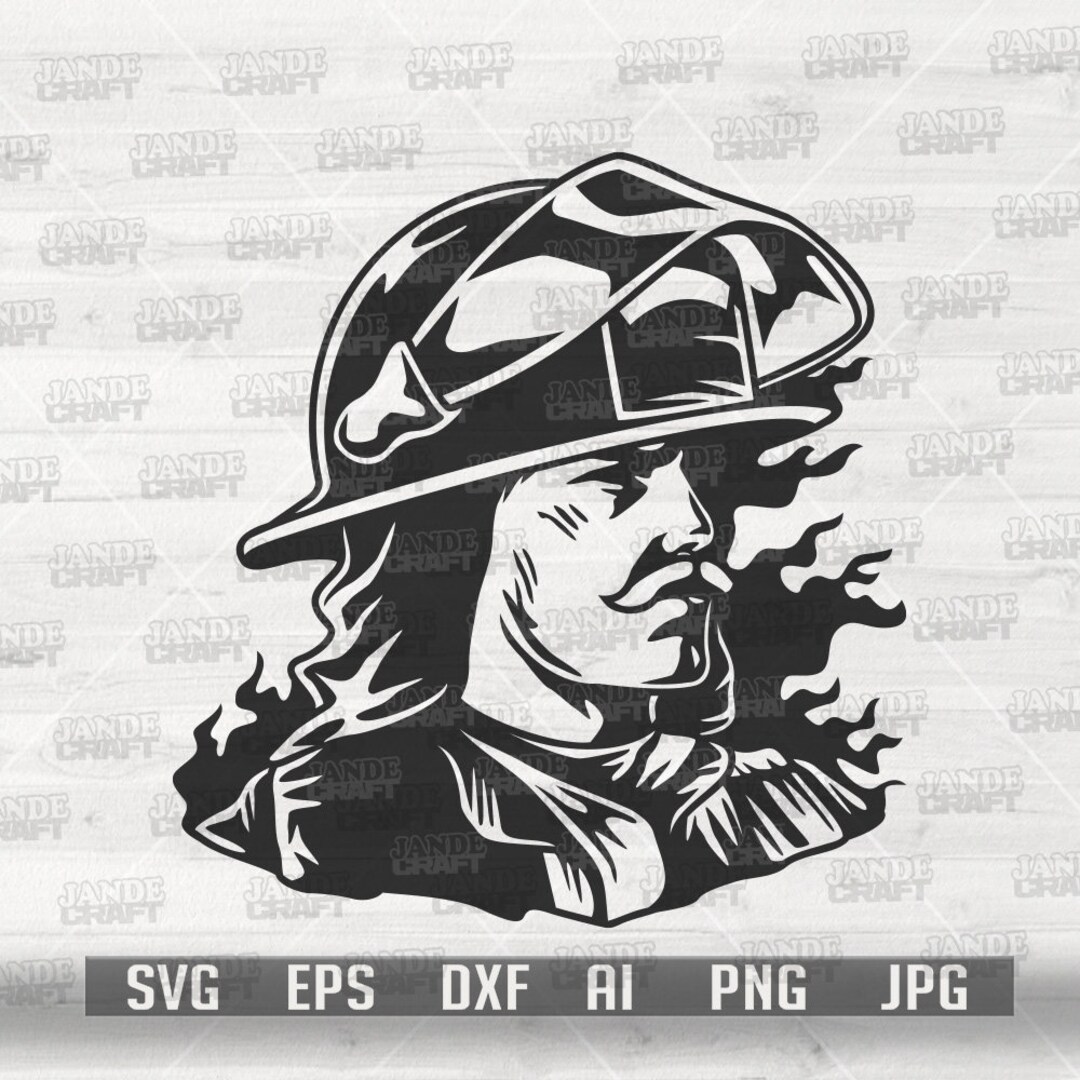 Firefighter Svg | Fireman Dad Clipart | Fire Fighter Cutfile | Fire ...