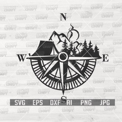 Outdoor Scene Camping Svg Outdoor Svg Camp Life Svg - Etsy