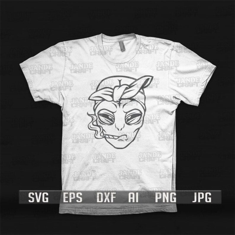 Alien Smoking Weed Svg Alien Smoking Joint Svg Smoking | Etsy