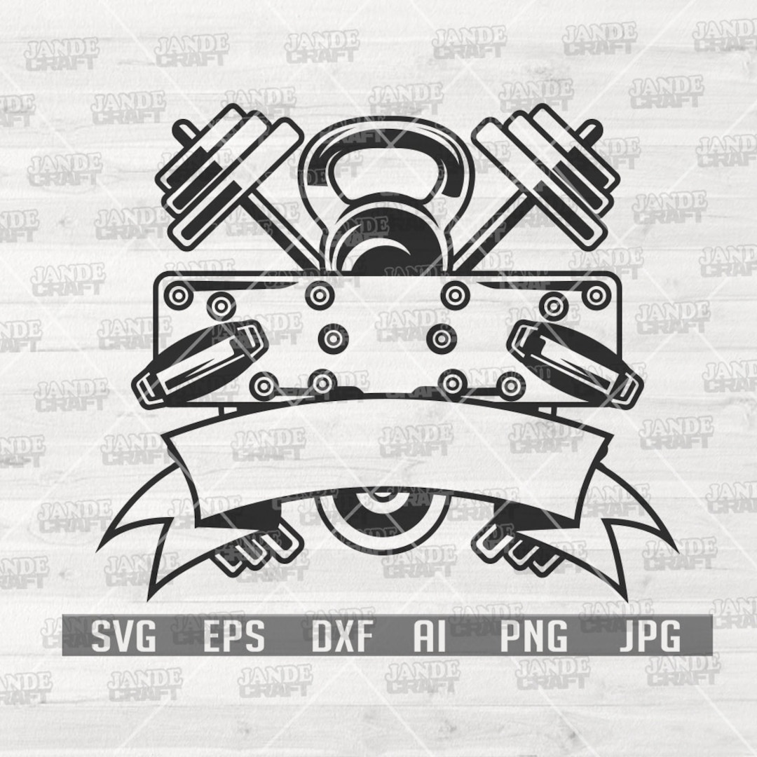 Fitness Equipment Svg | Fitness Svg | Fitness Clipart | Fitness Cutfile ...