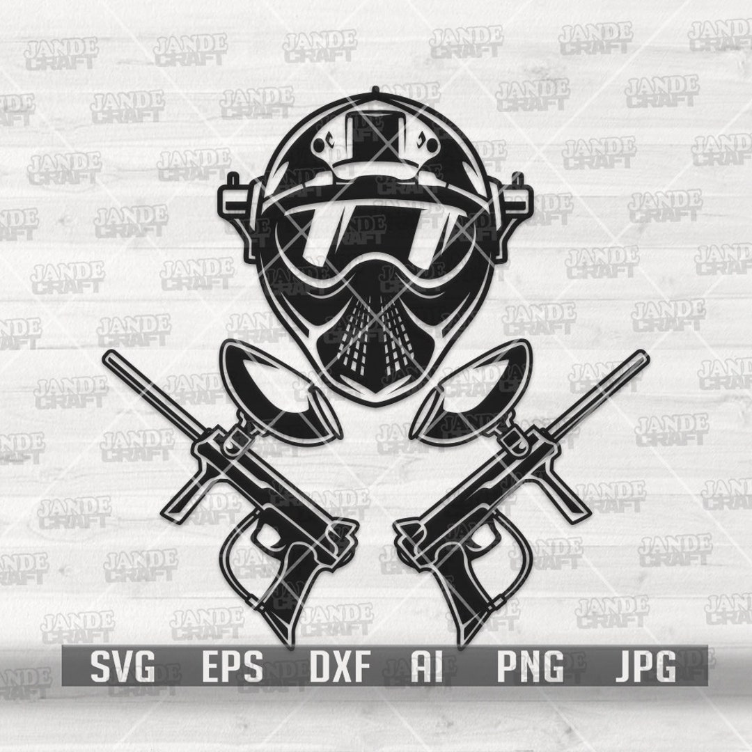 Paintball Gear Svg Paintball Svg Paint Gun Svg Sports Combat Svg ...