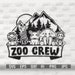 Zoo Crew Svg | Animal Life Clipart | Wild Party Decor Cut File | Safari ...