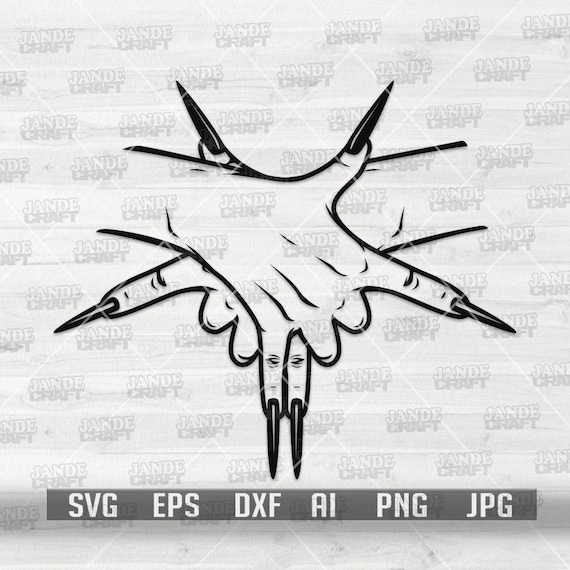 Heavy Metal Hand Sign Pentagram Svg Sexy Hands Clipart | Etsy