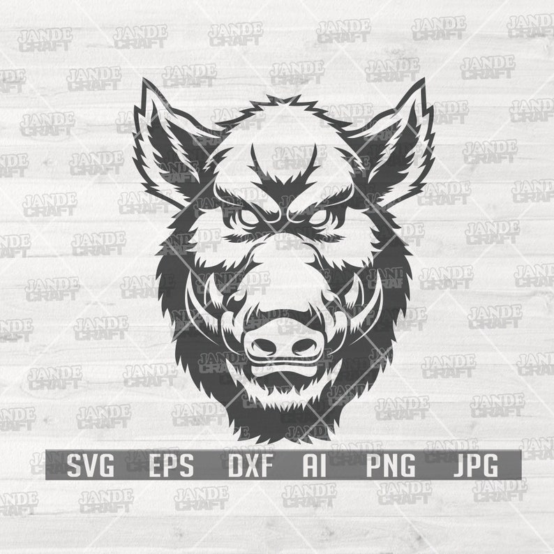 Wild Boar Svg Wild Pig Svg Boar Cutting File Boar - Etsy Canada