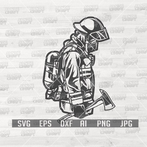 Fire Fighter Svg Fireman Svg Fire Fighter Shirt Svg | Etsy