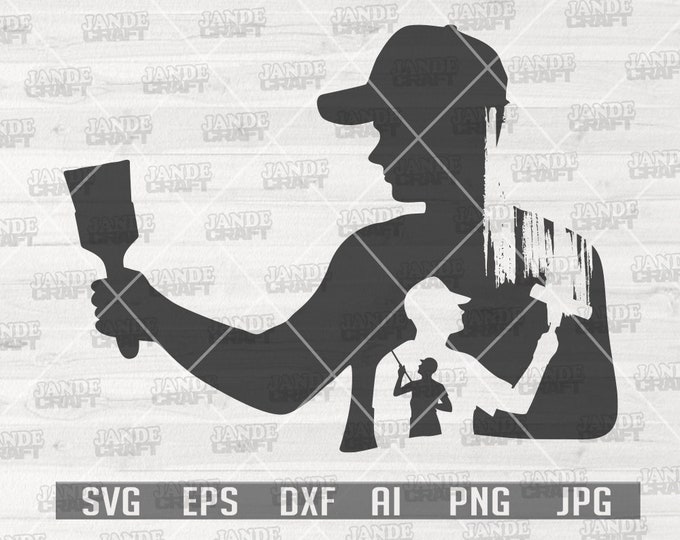 Painter 4 Svg, Painter Svg, Painting Svg, Painter Png, Painter Jpg ...