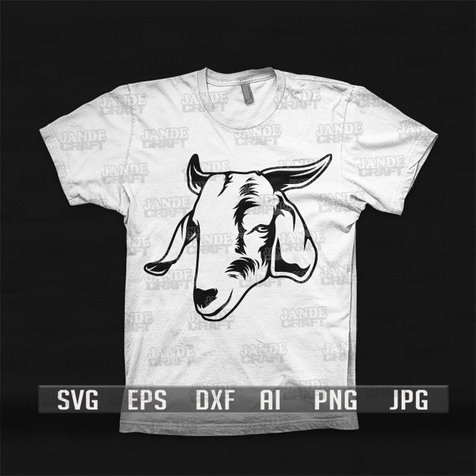 Goat Svg | Goat Head Clipart | Goat Cutfile | Goat Head Png | Farm ...