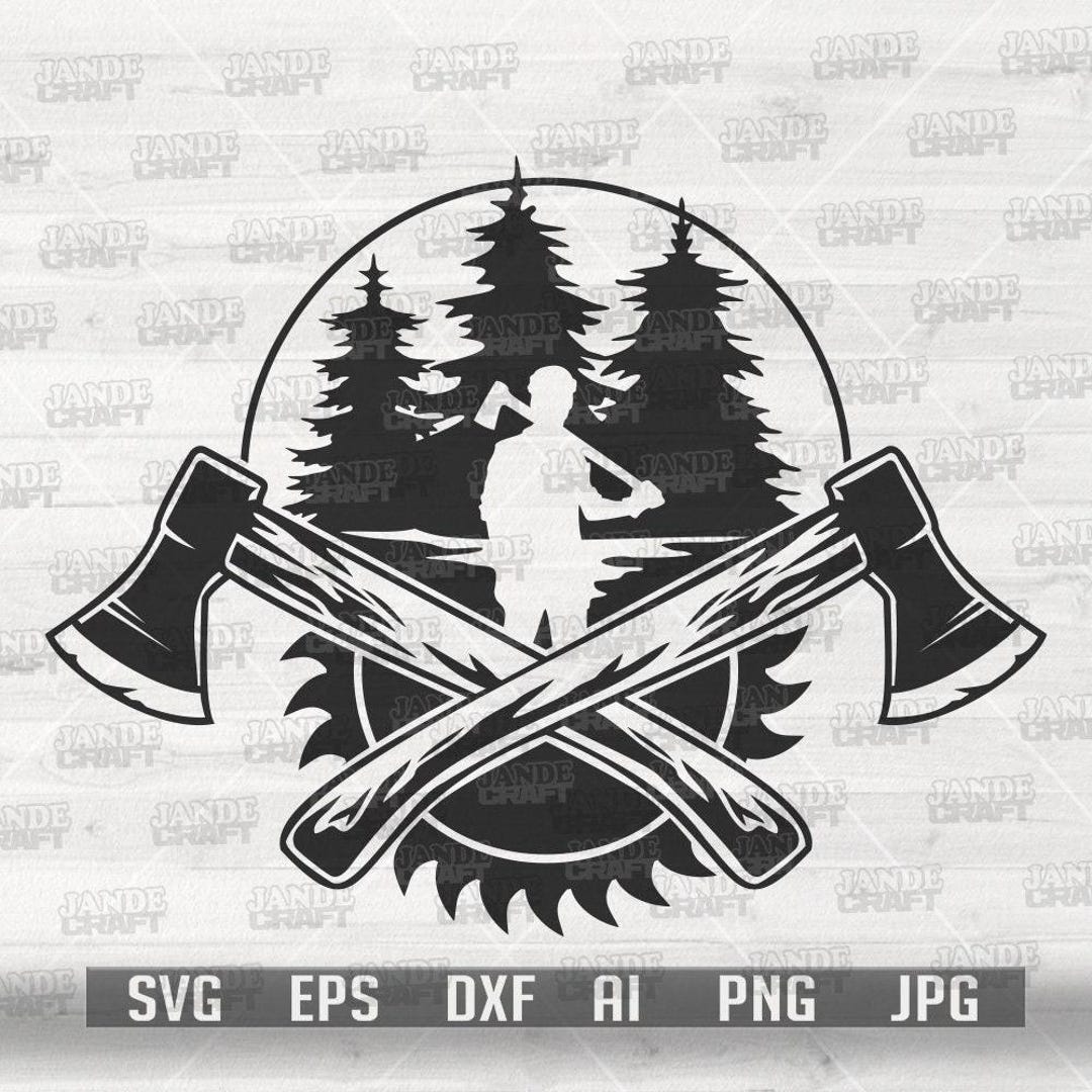 Lumberjack Svg | Lumber Dad Svg | Wood Cutter Clipart | Woodman Cutfile ...