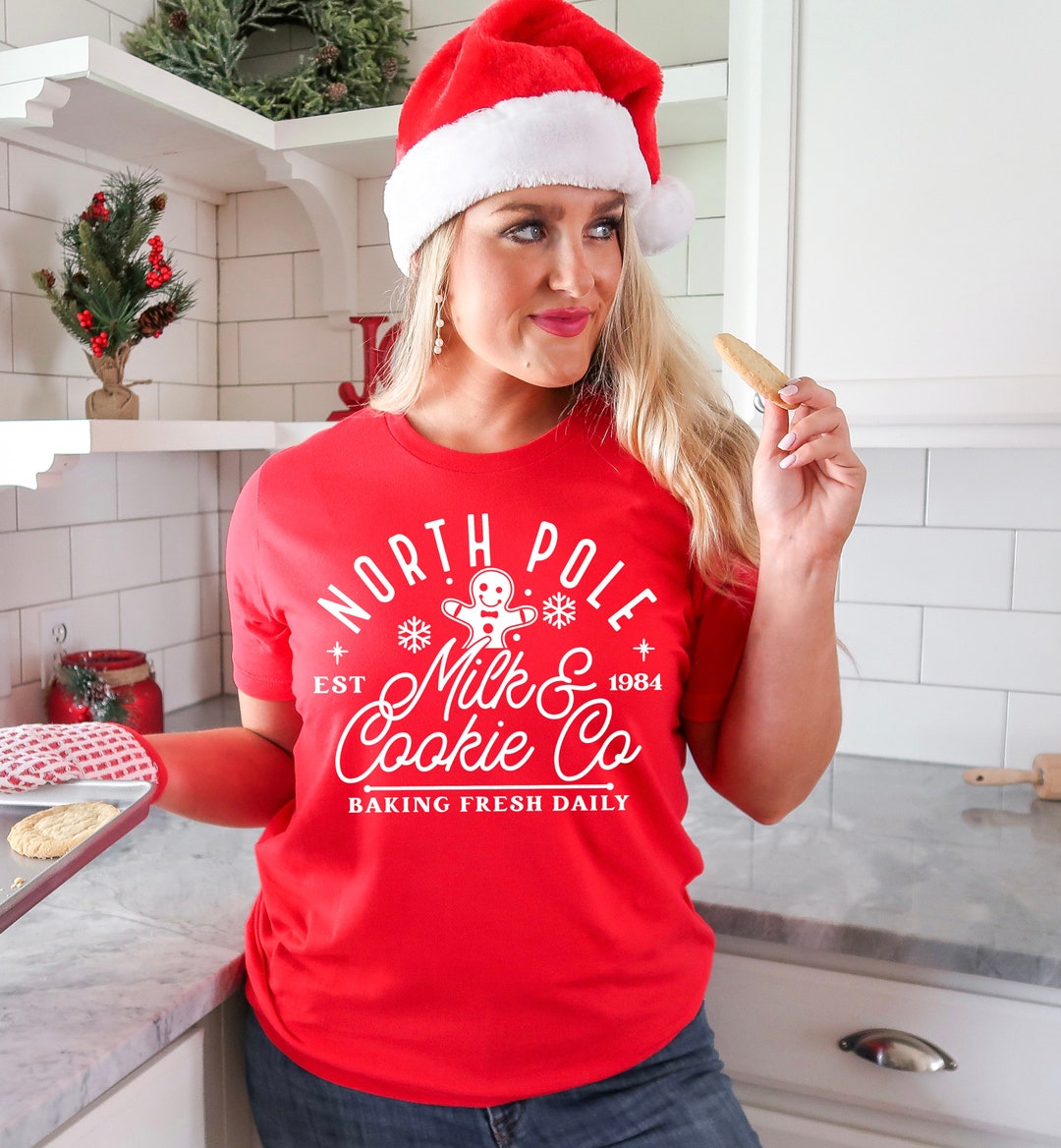 North Pole Mike & Cookie Screen Print Transfer, Ready to Press ...